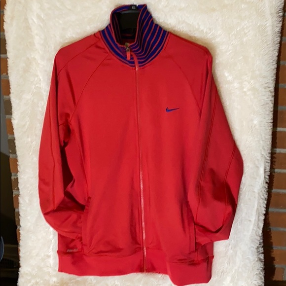 Nike | Jackets & Coats | Nike Jacket Red | Poshmark